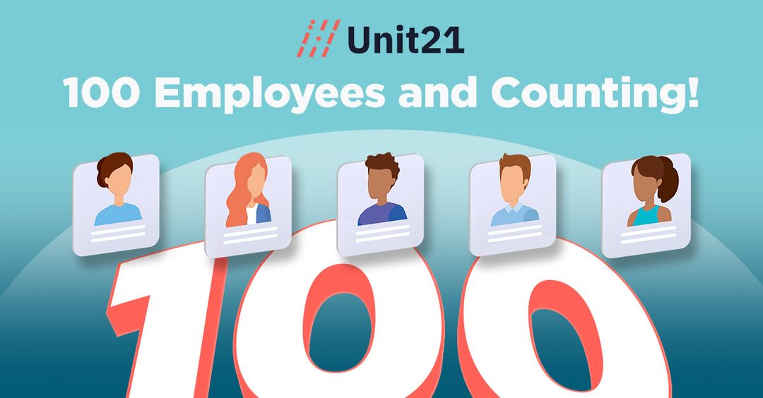 Milestone Alert: Unit21 is Officially 100 Employees and Counting! - Blog | Unit21